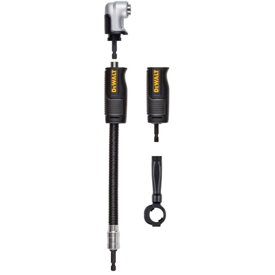 DEWALT FlexTorq Modular Right Angle Drill Driver 4-in-1 Attachment ...