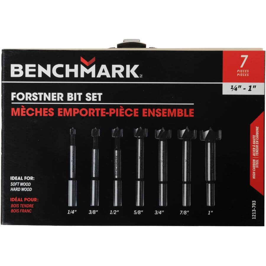 BENCHMARK High Carbon Steel Forstner Bit Set | Home Hardware