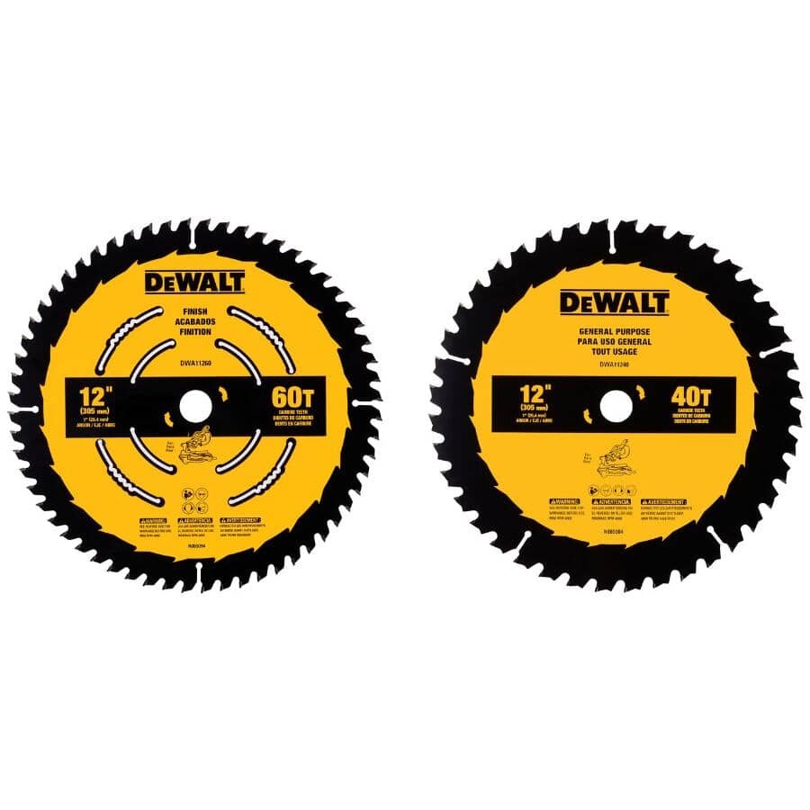 DEWALT 12" Circular Saw Blade Set | Home Hardware