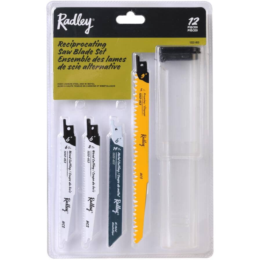 RADLEY Lames de scie alternative pour métal et bois, 12 pièces | Home ...