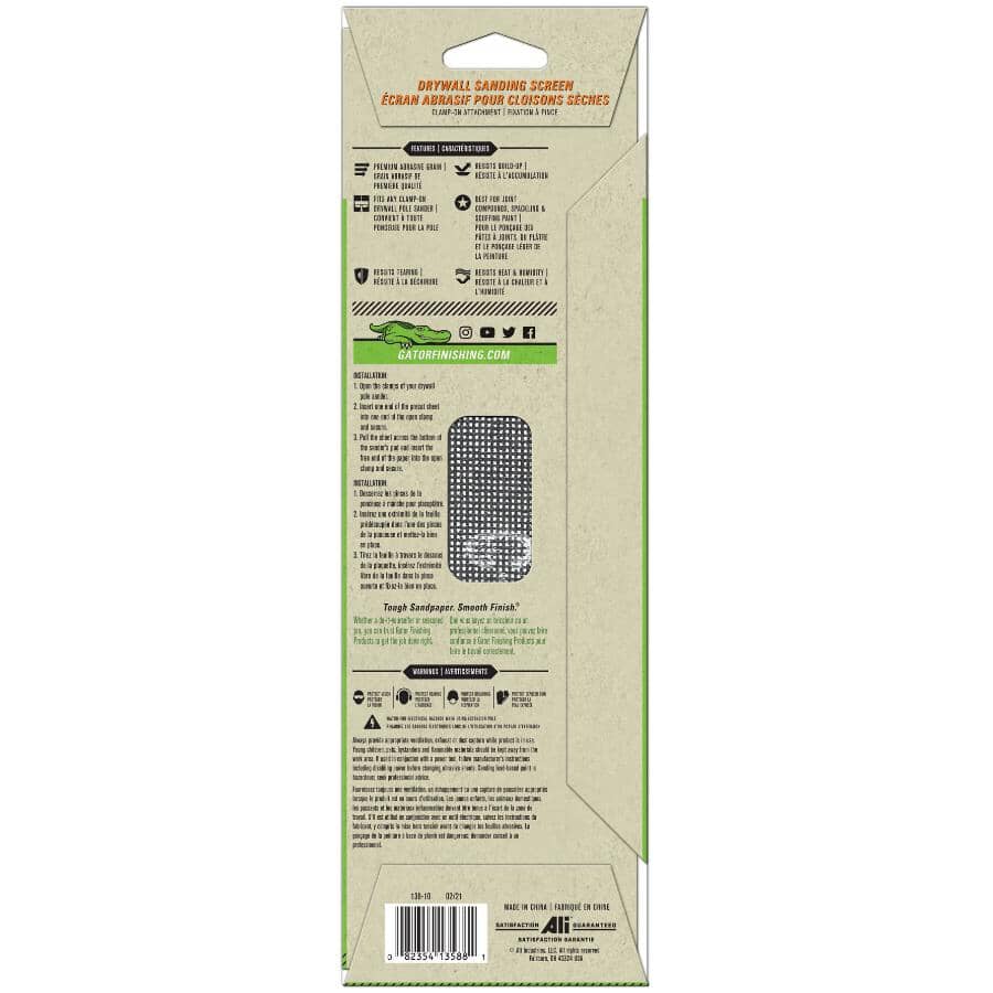 GATOR 80 Grit Drywall Clamp | Home Hardware