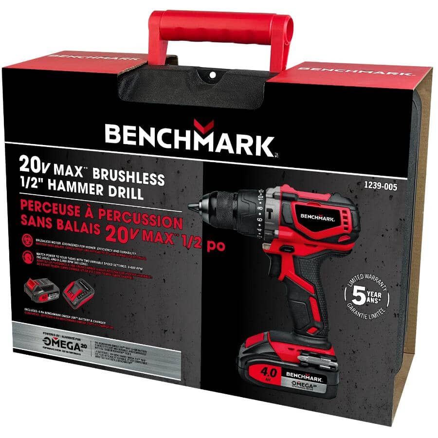 BENCHMARK 20V Max 1/2" Lithium | Home Hardware