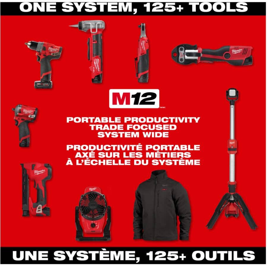 MILWAUKEE M12 Fuel 12V 3/8" Cordless Installation Driver Drill Kit ...