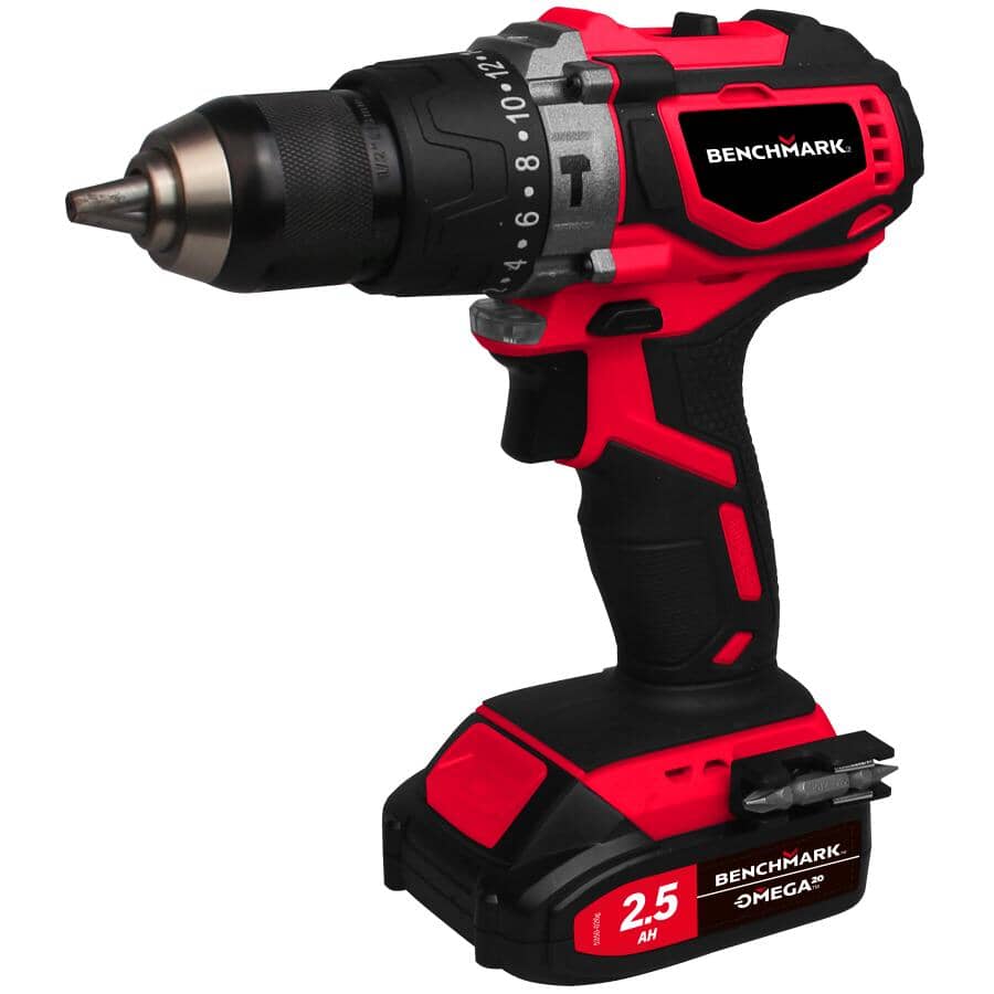BENCHMARK 20V Max Lithium-ion Cordless Hammer Drill & Impact Driver ...