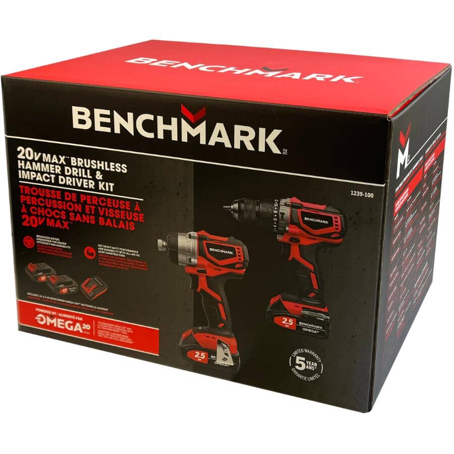 BENCHMARK 20V Max Lithium | Home Hardware