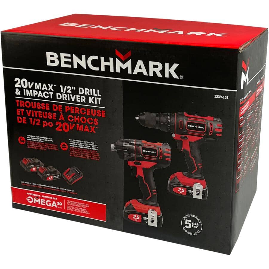 BENCHMARK 20V Max Lithium | Home Hardware