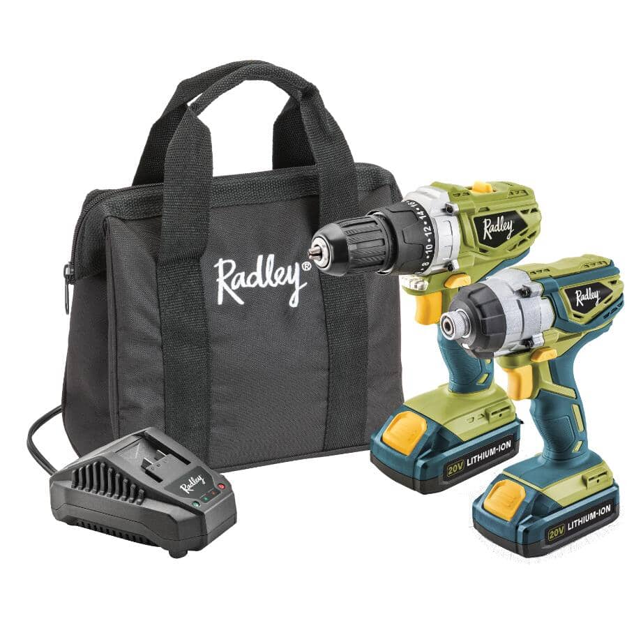 RADLEY Cordless Drill & Impact Driver Combo Kit – 20V Max | Home Hardware