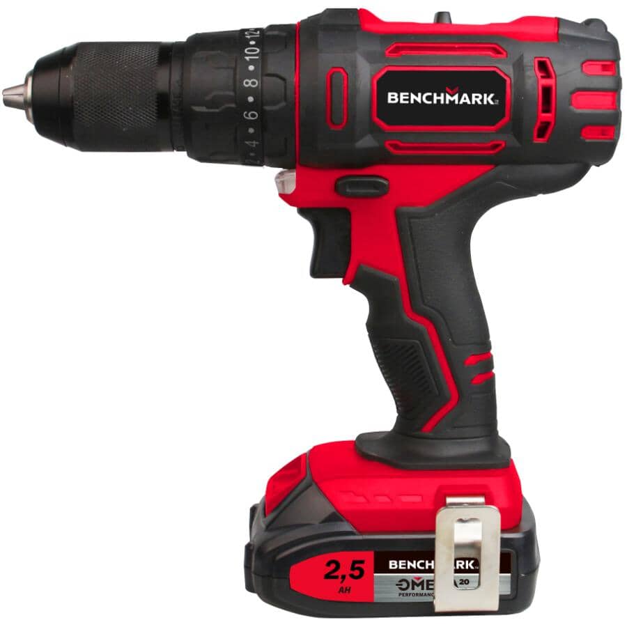 BENCHMARK 20V Max 1/2" Cordless Drill Driver Kit | Home Hardware