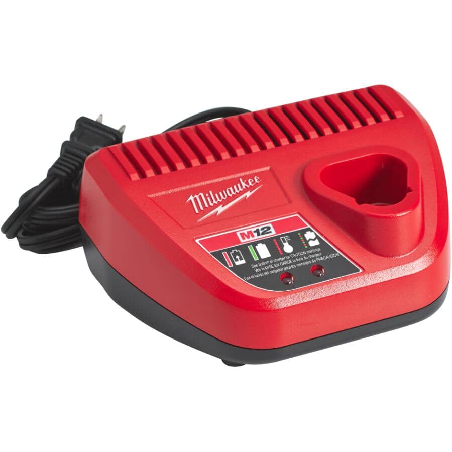 MILWAUKEE M12 Redlithium Cordless 3/8" Drill Driver Kit – 12V + 2 ...