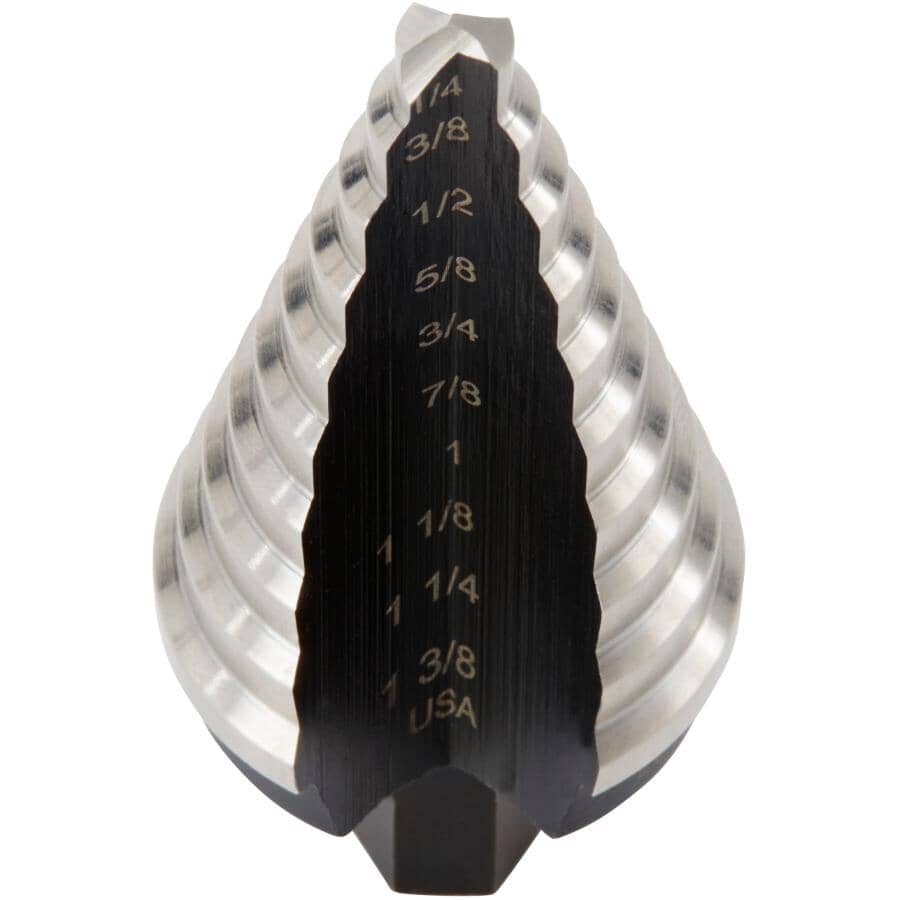 Irwin Unibit 3/8" 10 Hole High Speed Steel Uni-Bit Drill Bit | Home ...