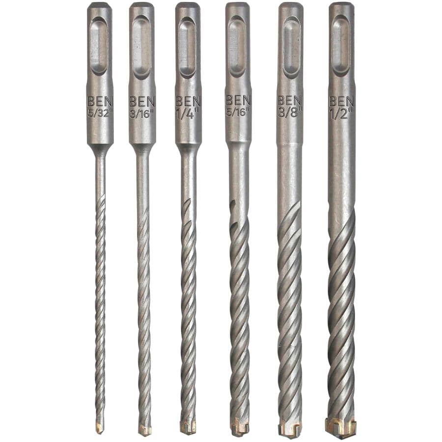 BENCHMARK 6" SDS PLUS Drill Bit Set | Home Hardware