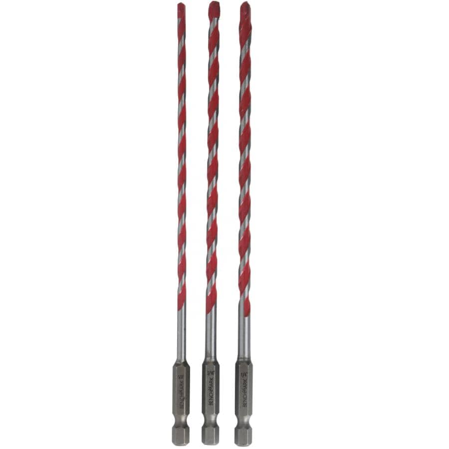 BENCHMARK Tungsten Carbide Masonry Drill Bit Set | Home Hardware