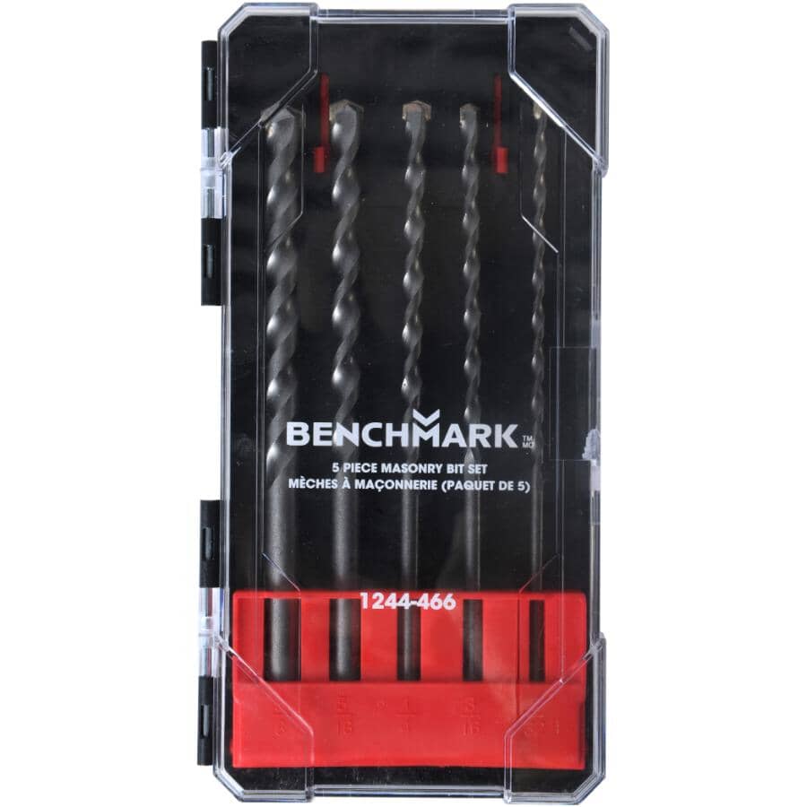 BENCHMARK Tungsten Carbide Masonry Drill Bit Set | Home Hardware