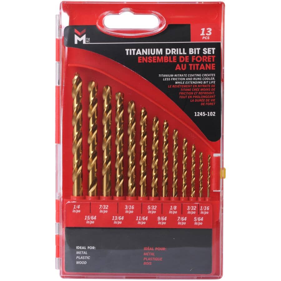 BENCHMARK Titanium Drill Bit Set | Home Hardware