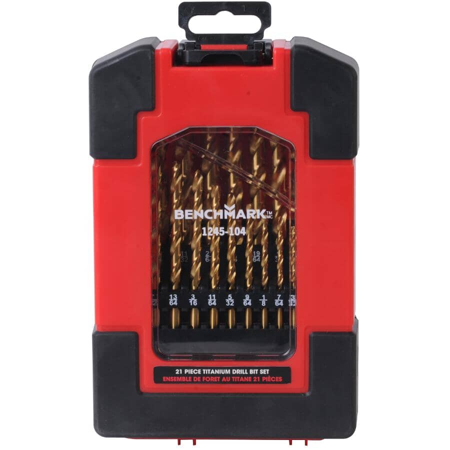 BENCHMARK Titanium Drill Bit Set | Home Hardware