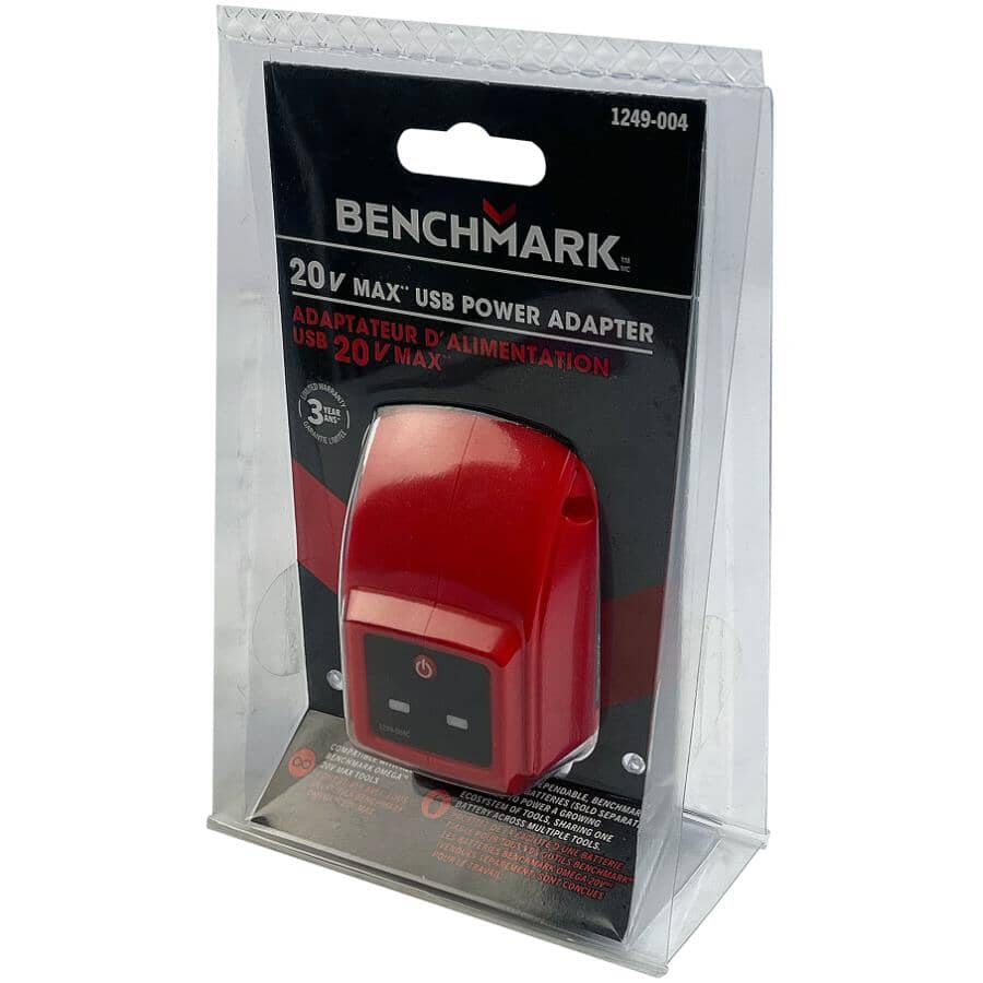 BENCHMARK USB Power Adapter - 20V Max | Home Hardware