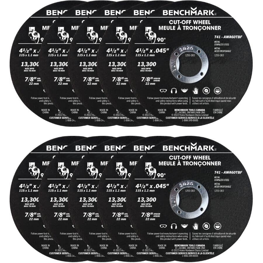 BENCHMARK 4-1/2" x 0.045" x 7/8" Metal Cut | Home Hardware