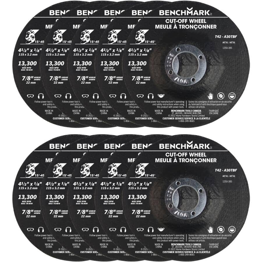 BENCHMARK 4-1/2" x 1/8" x 7/8" Depressed Centre Metal Cut | Home Hardware