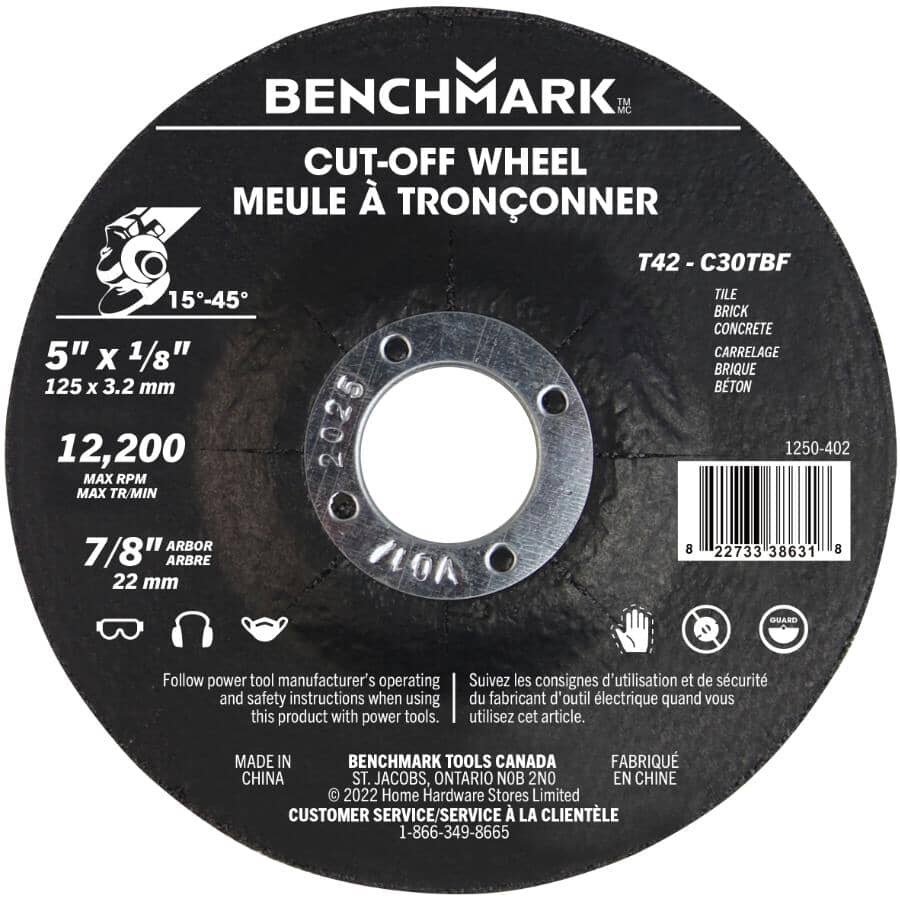 BENCHMARK 5" x 1/8" x 7/8" Depressed Centre Masonry Cut | Home Hardware