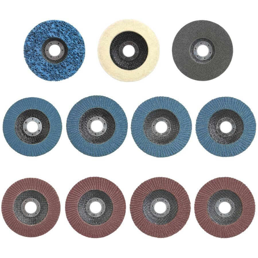 BENCHMARK 4-1/2" Flap & Polish Disc Set | Home Hardware