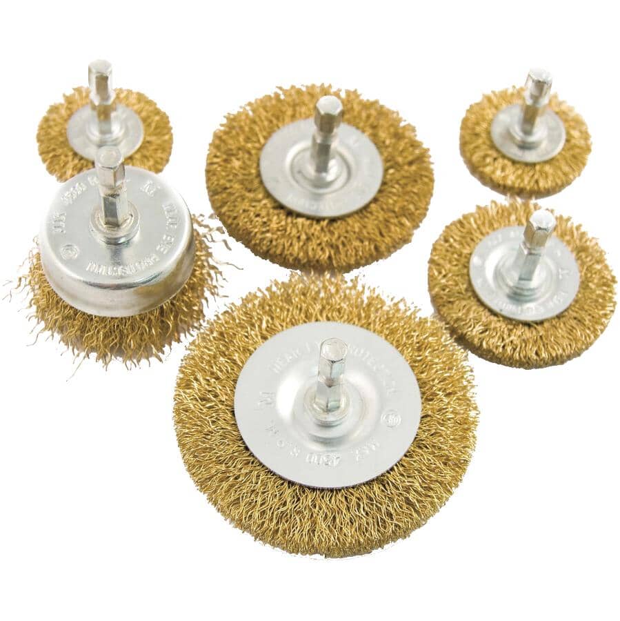 Benchmark 6 Piece Wire Wheel Set | Home Hardware
