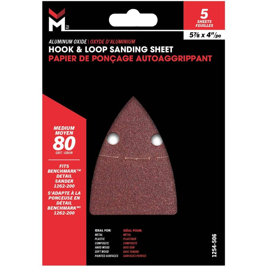 BENCHMARK 80 Grit Finish & Detail Sandpaper | Home Hardware