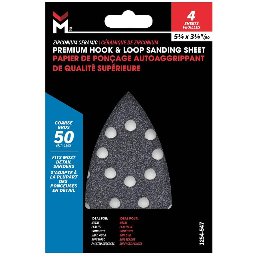 BENCHMARK 50 Grit Finish and Detail Zirconium Sandpaper | Home Hardware