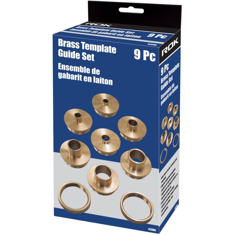 Rok Brass Template Guide Bushing Set | Home Hardware