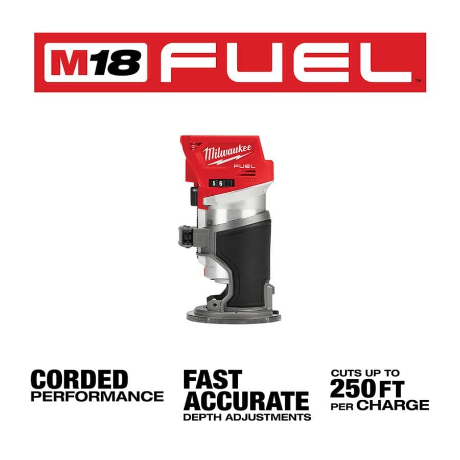 MILWAUKEE M18 Fuel 18V Cordless Compact Router | Home Hardware