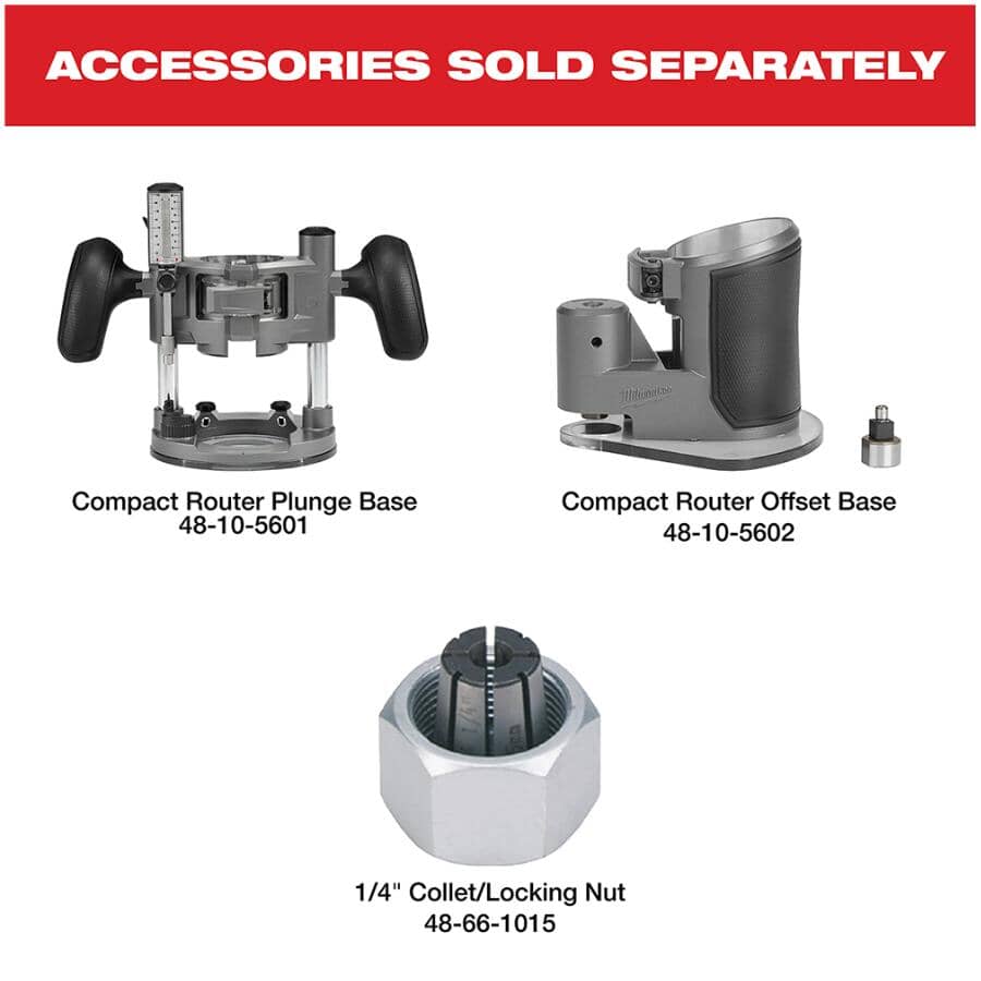 MILWAUKEE M18 Fuel 18V Cordless Compact Router | Home Hardware