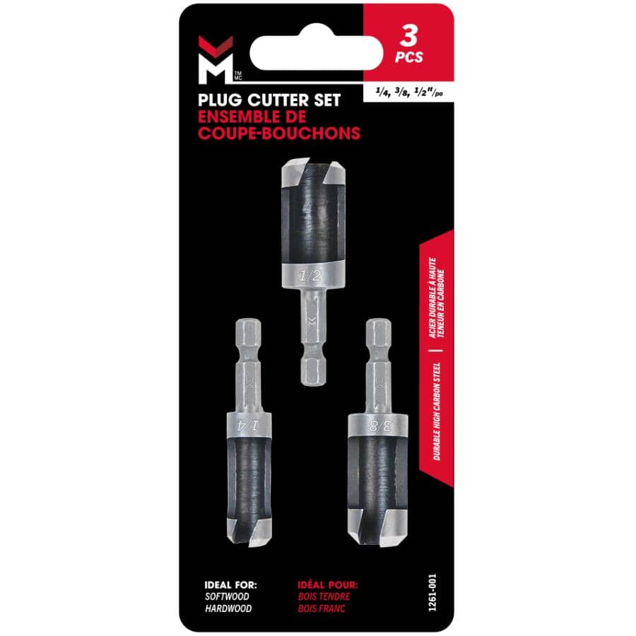 BENCHMARK Plug Cutter Set - 3 Piece | Home Hardware