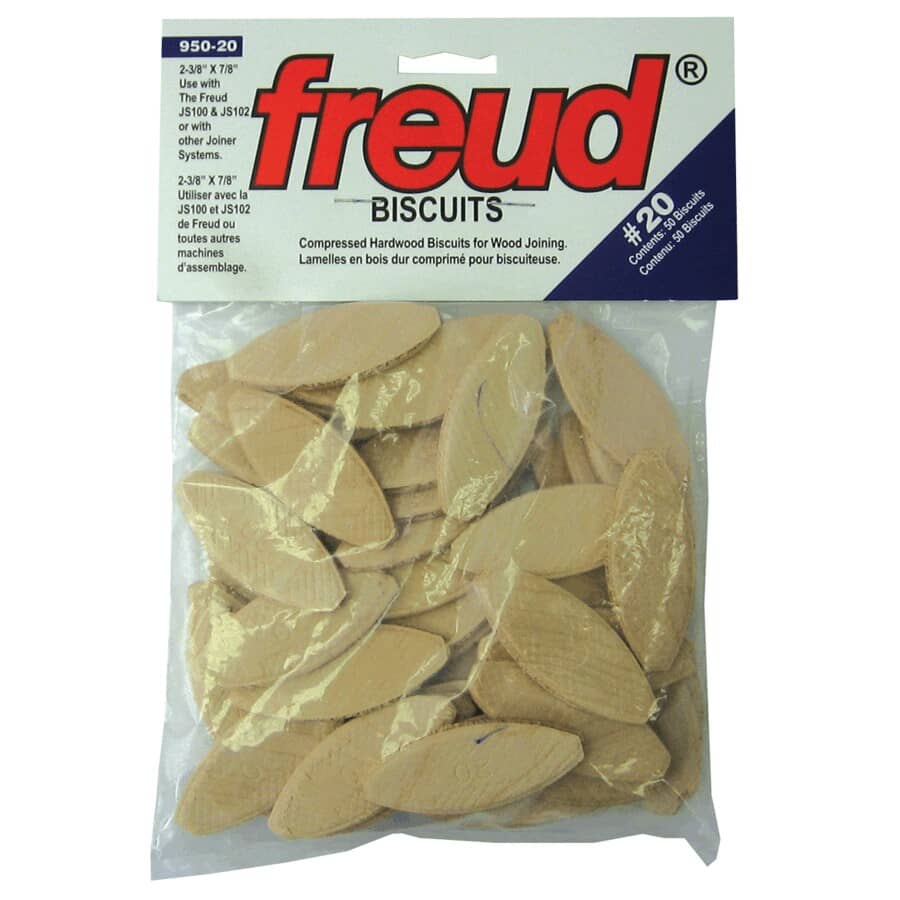 Freud 50 Pack #20 Plate Joiner Biscuits | Home Hardware