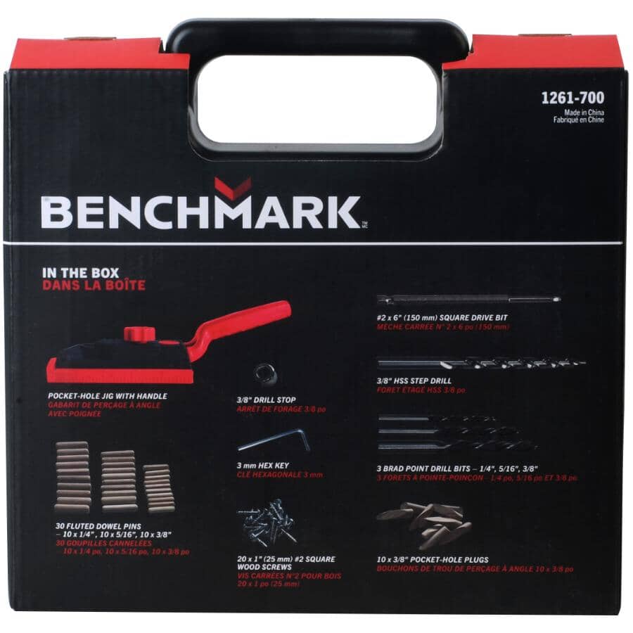 BENCHMARK Pocket Hole Jig Kit - 68 Piece | Home Hardware