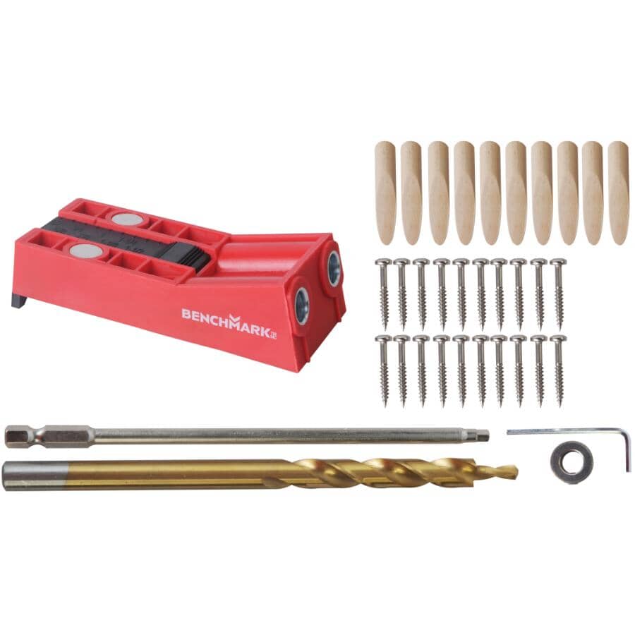 BENCHMARK Double Pocket Hole Jig Kit | Home Hardware