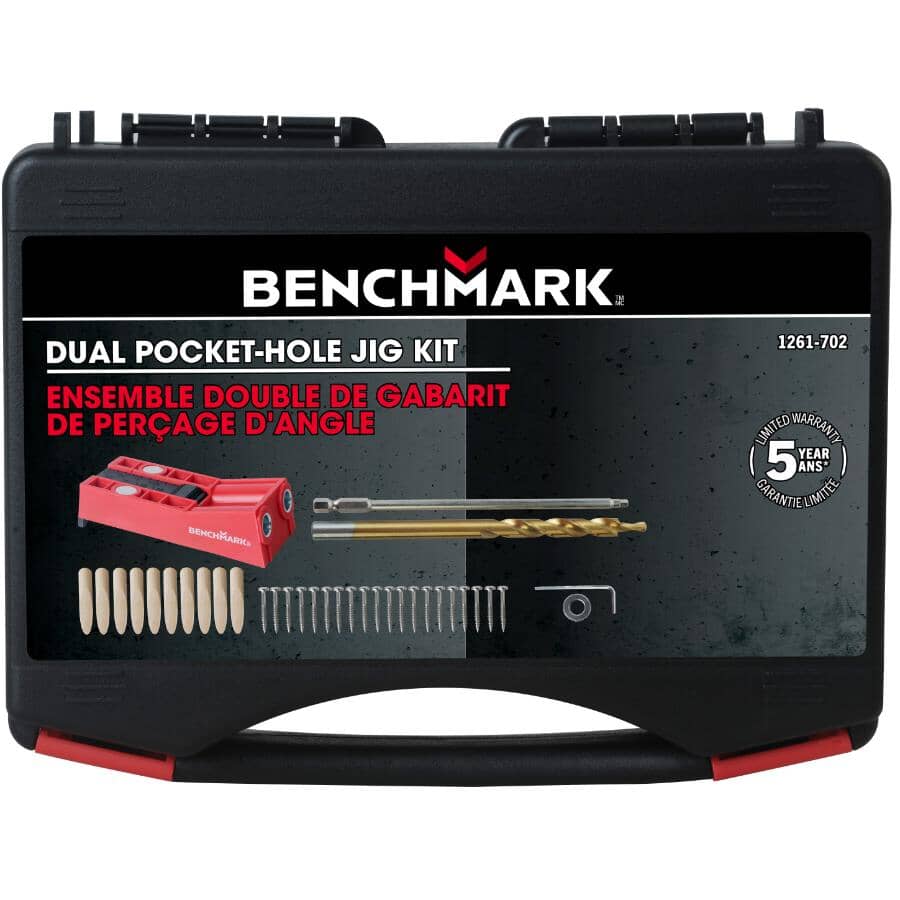 BENCHMARK Double Pocket Hole Jig Kit | Home Hardware