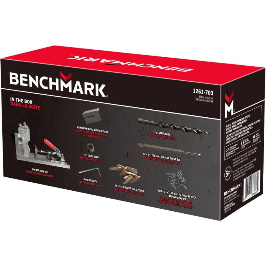 BENCHMARK Deluxe Pocket Hole Jig Kit | Home Hardware