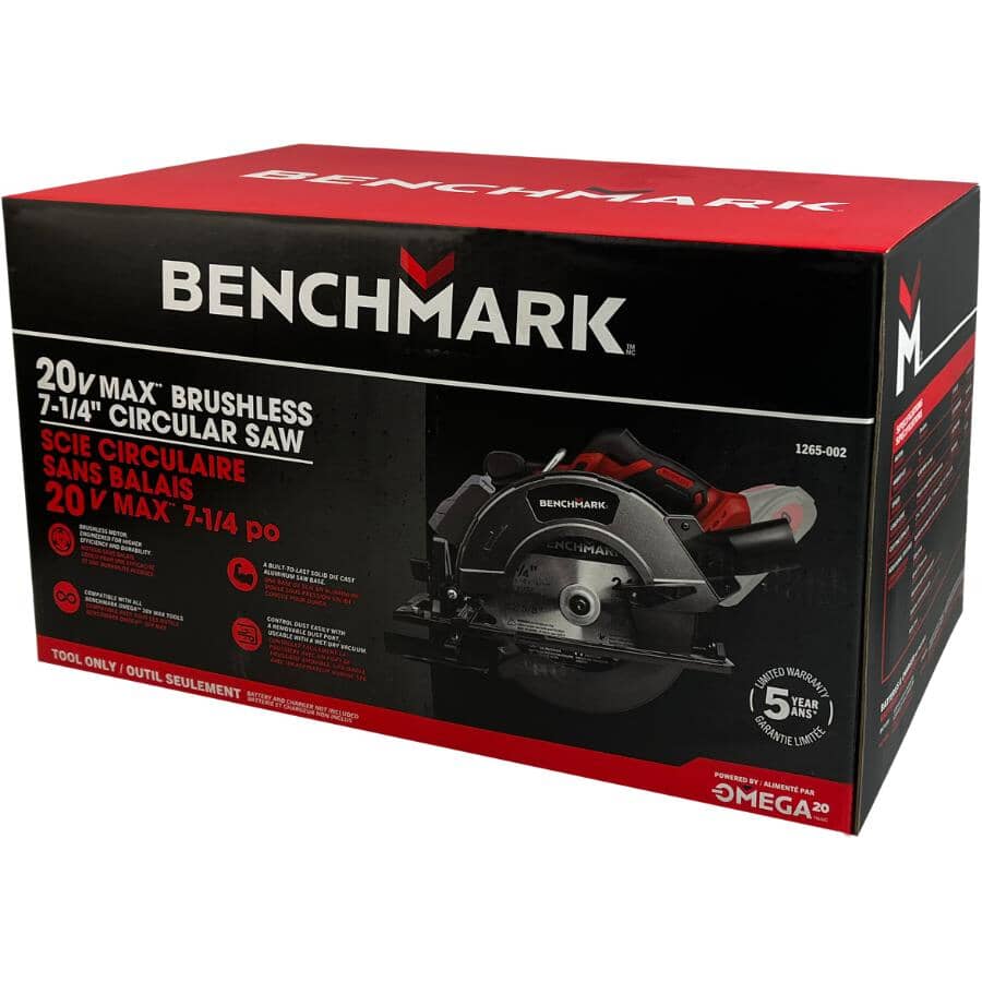 BENCHMARK 20V Max 7-1/4" Circular Saw | Home Hardware