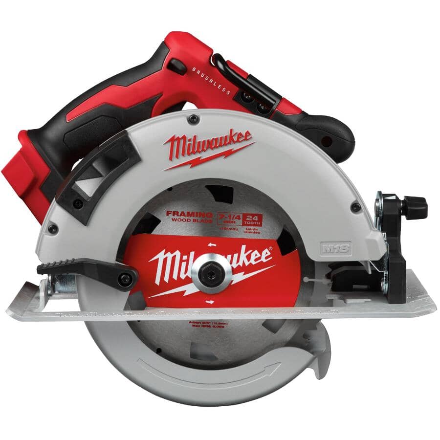 MILWAUKEE M18 18V 7-1/4" Cordless Circular Saw | Home Hardware