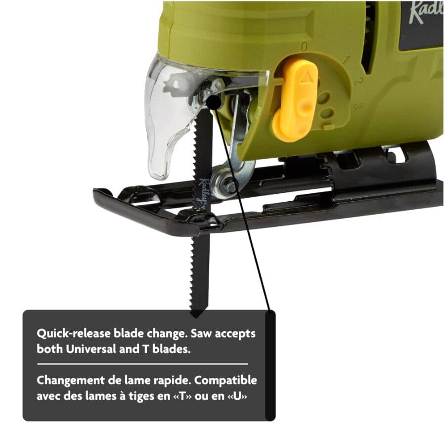 RADLEY 4 Amp Variable Speed Jigsaw | Home Hardware