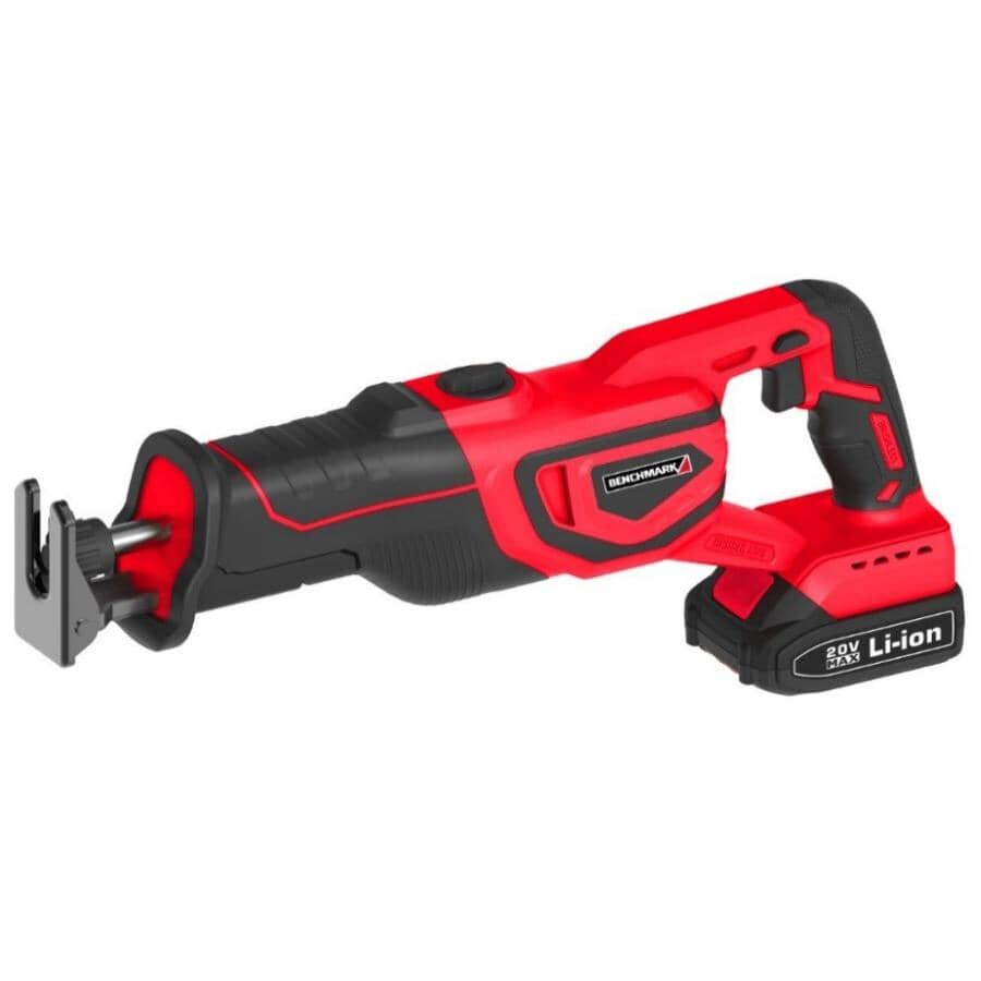 BENCHMARK 20V Max Cordless Reciprocating Saw | Home Hardware