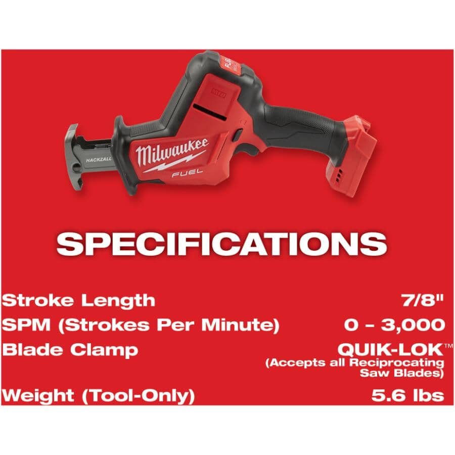 MILWAUKEE M18 Fuel Hackzall 18V Lithium | Home Hardware