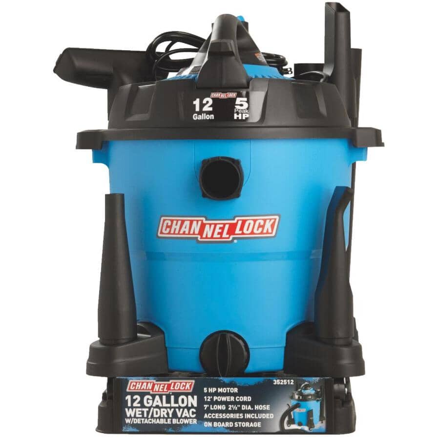 CHANNELLOCK 12 Gal Wet/Dry Vacuum | Home Hardware