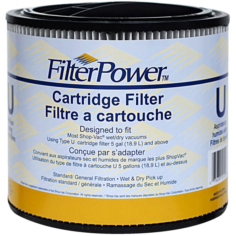 FILTERPOWER Wet / Dry Vacuum Standard Cartridge Filter | Home Hardware