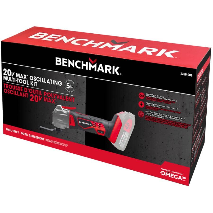 BENCHMARK 20V Max Cordless Oscillating Tool | Home Hardware
