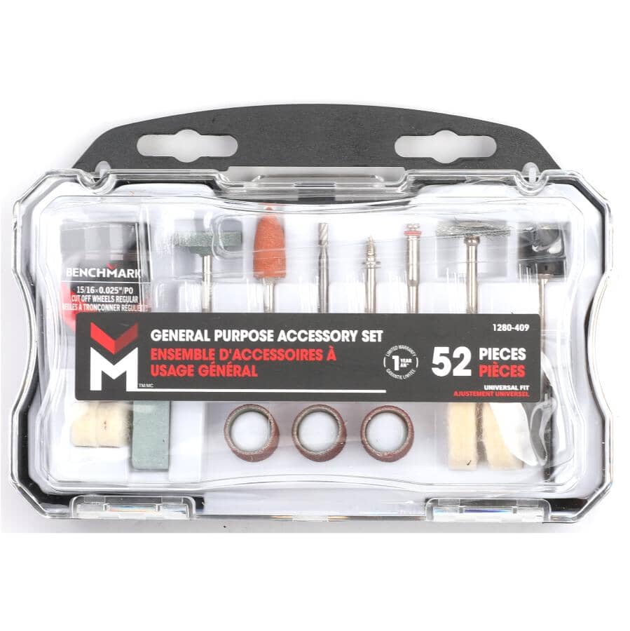 BENCHMARK General Purpose Rotary Tool Accessory Set | Home Hardware