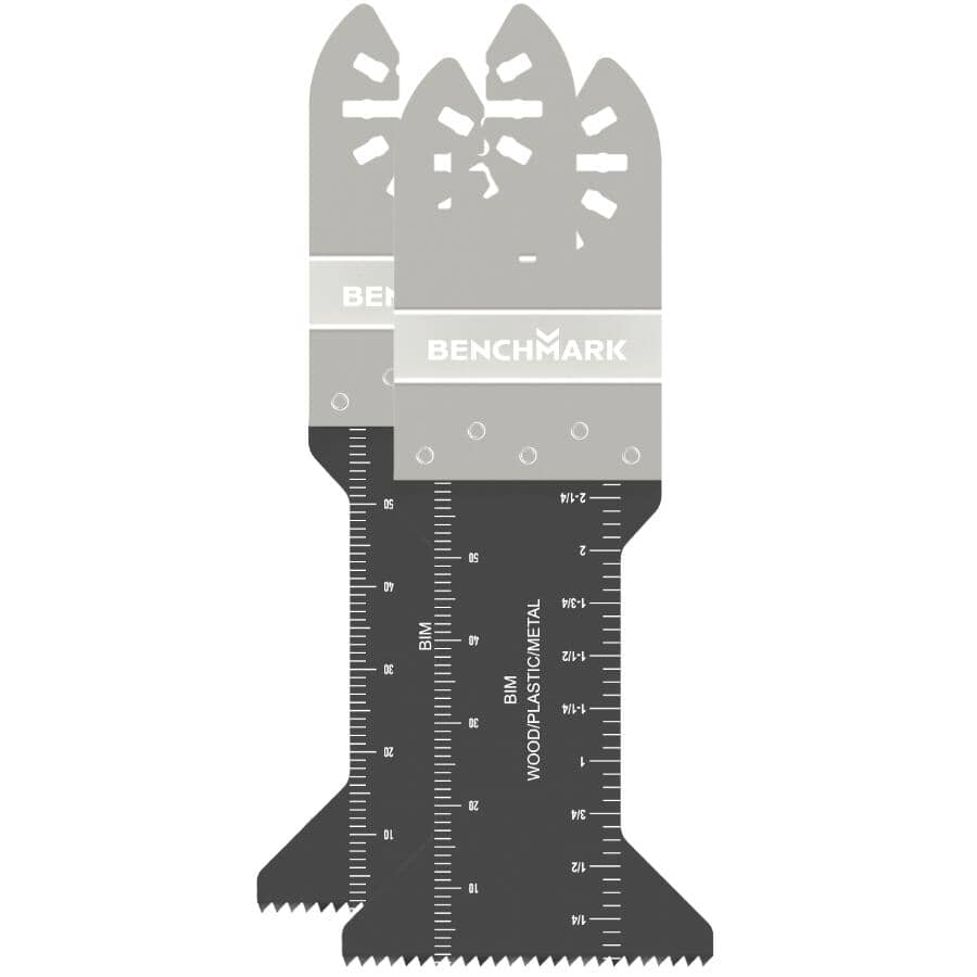BENCHMARK Professional Extra Long Bi-Metal Plunge Oscillating Blades ...