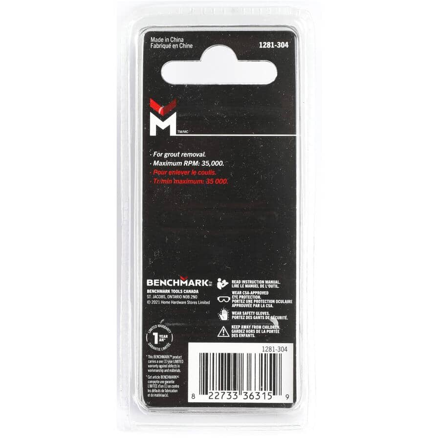 BENCHMARK 1/8" Carbide Grout Removal Bit | Home Hardware