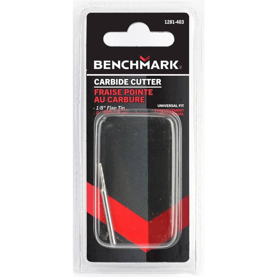 BENCHMARK 1/8" Carbide Flat Cutter | Home Hardware