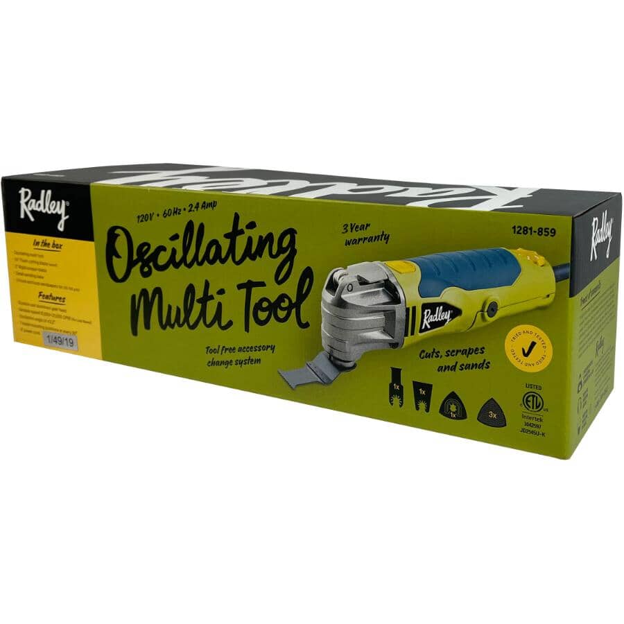RADLEY 7 Piece Oscillating MultiTalent Tool Kit | Home Hardware