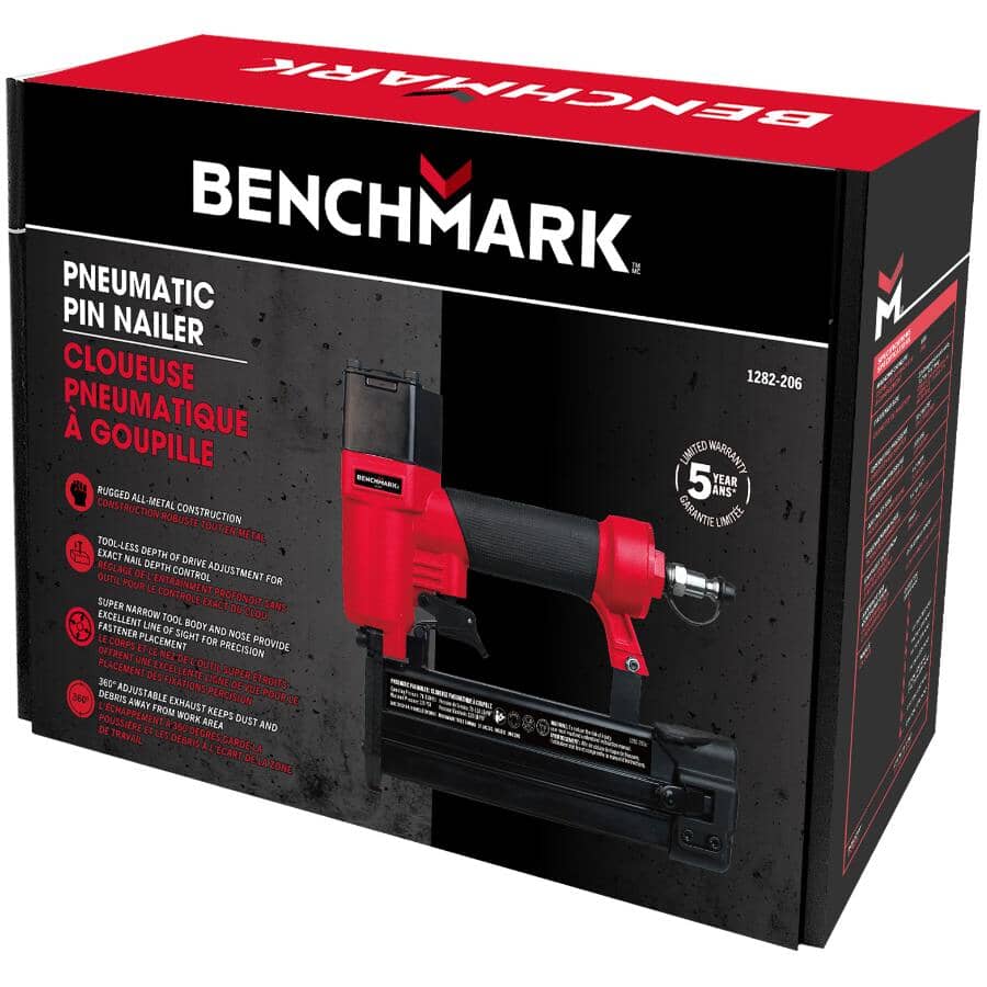 BENCHMARK 23 Gauge 1-1/2" Air Pin Nailer | Home Hardware